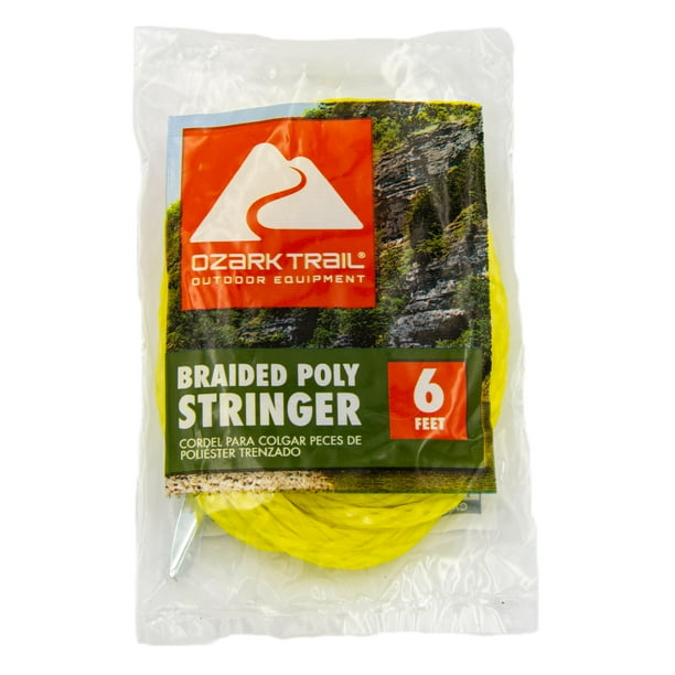 Ozark Trail 6 Foot Braided Poly Stringer - Yellow - Walmart Business ...