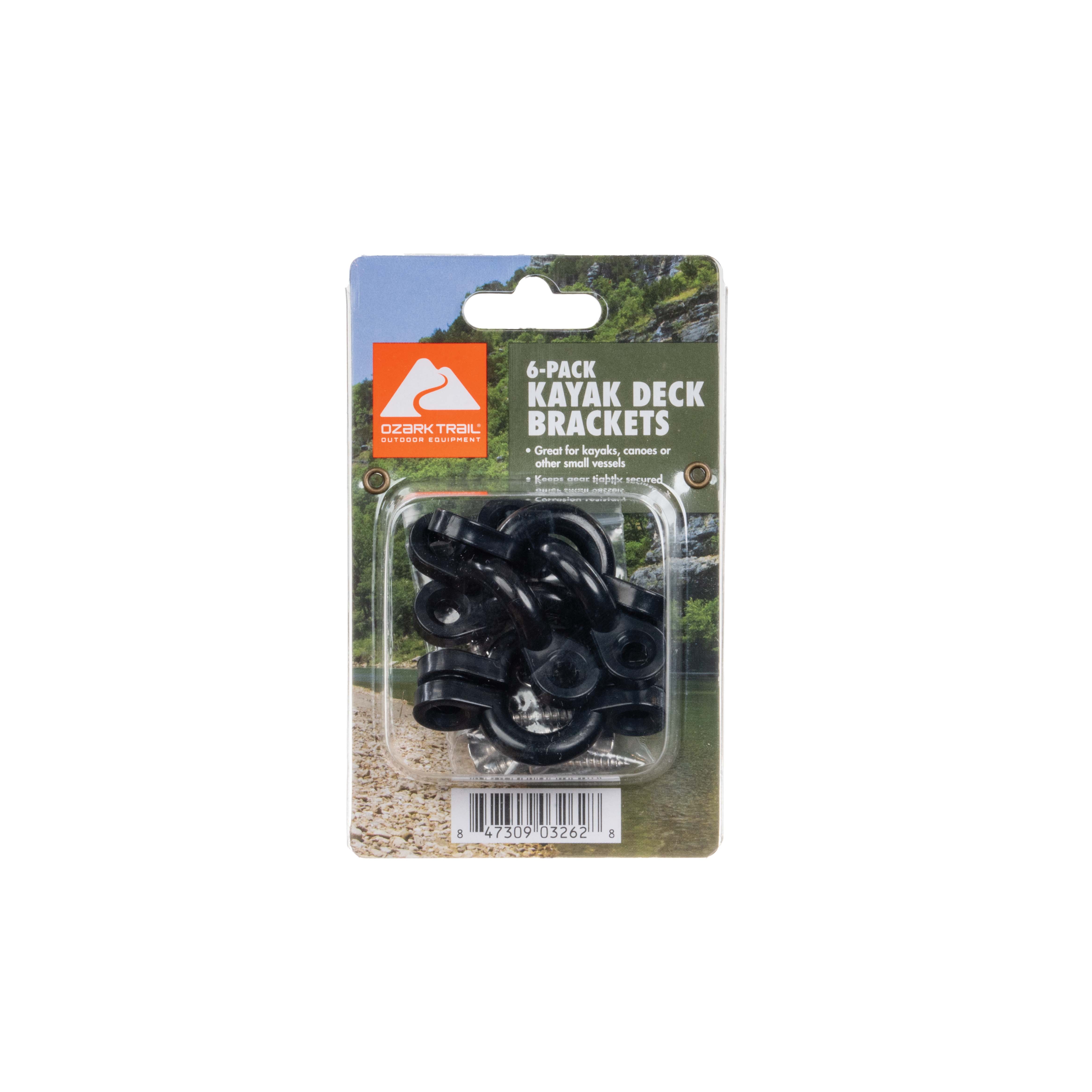 Ozark Trail Kayak Deck Brackets 6-Pack Heavy-Duty Mounting System ...