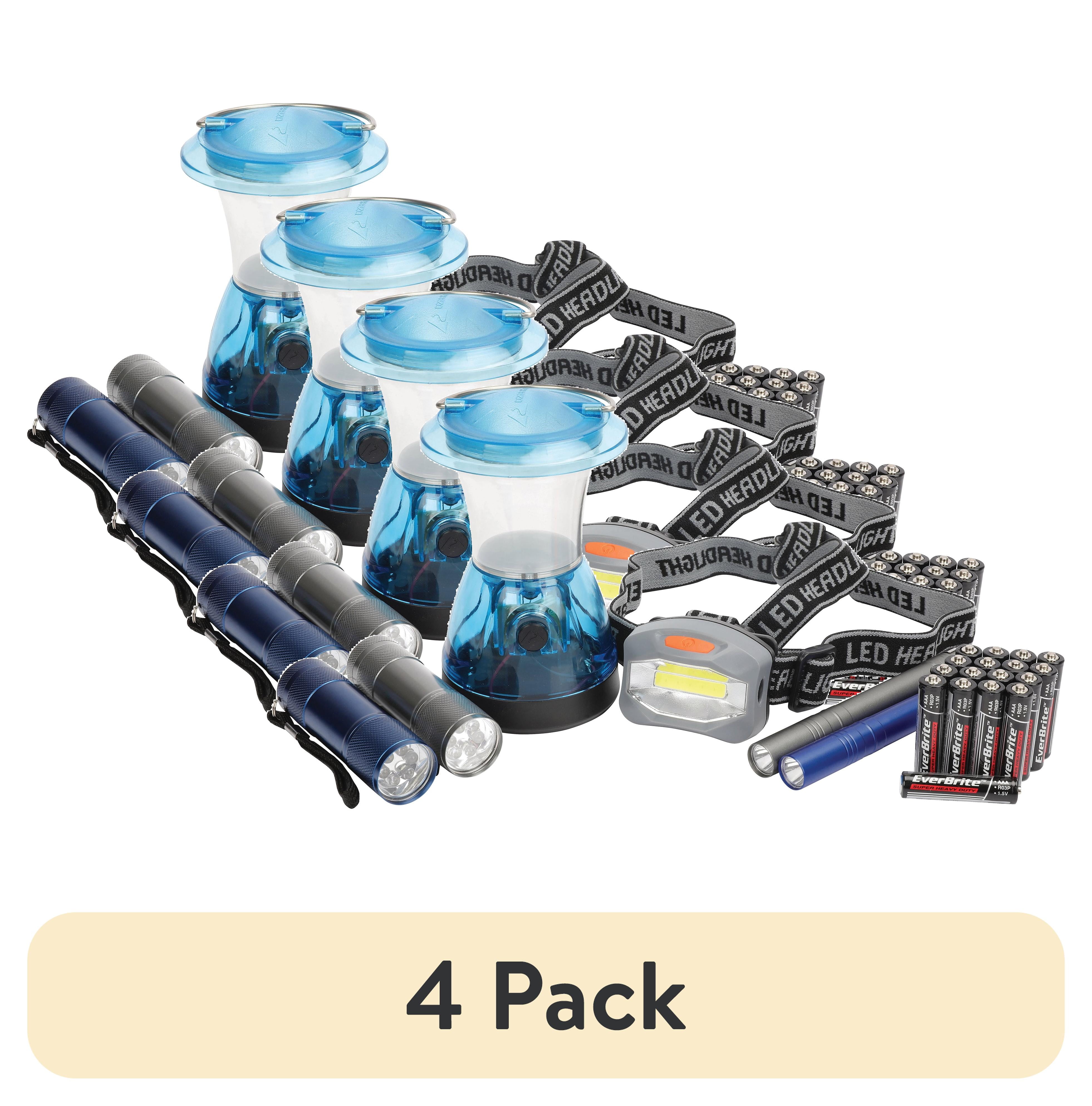 (4 pack) Ozark Trail 6-Piece LED Flashlight Headlamp Lantern Penlight ...