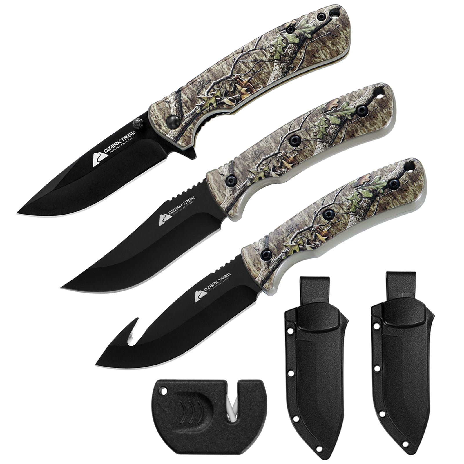 Ozark Trail 6-Piece Hunting Knives Set - Stainless Steel Blades ...