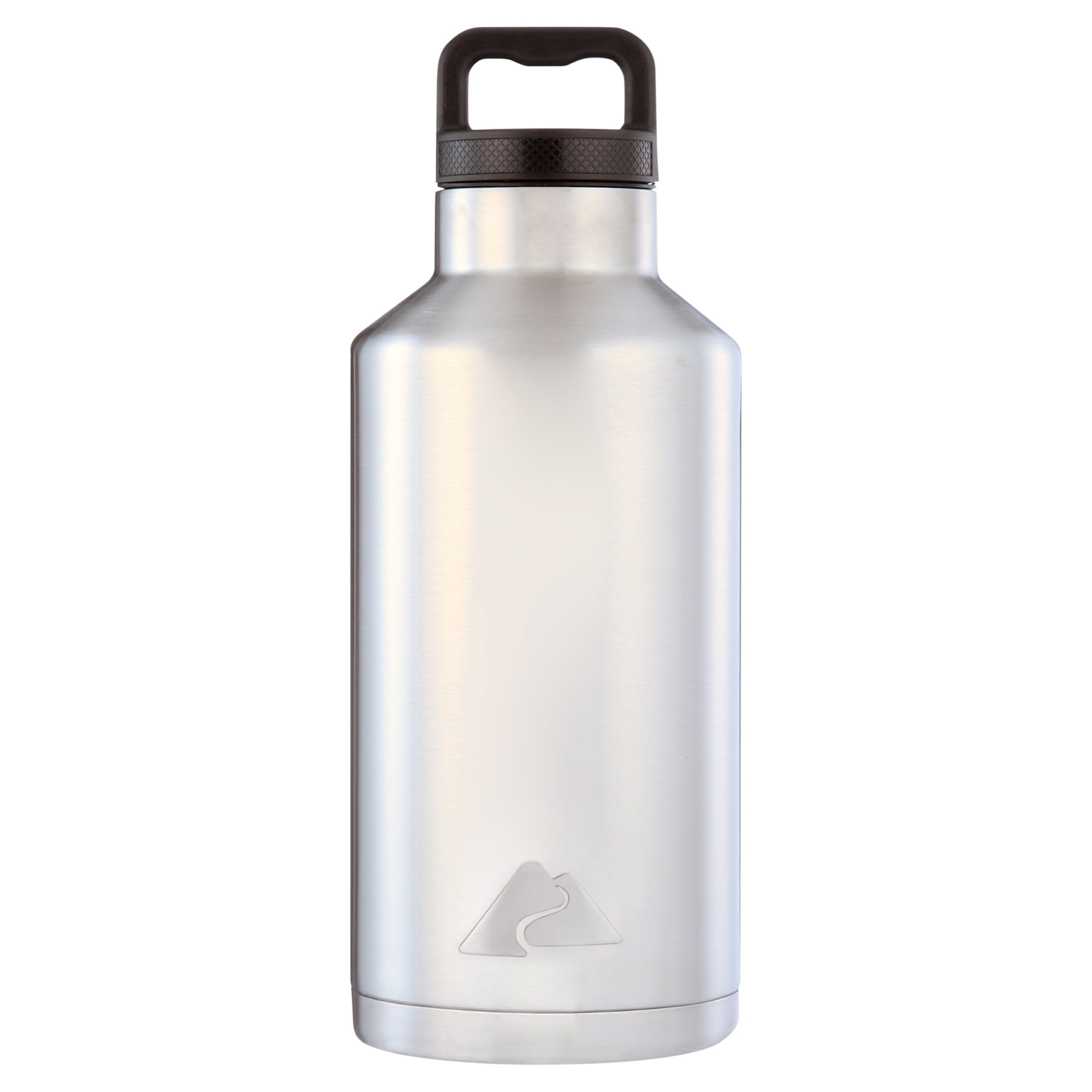 Ozark Trail 64 oz Double-Wall Stainless-Steel Insulated Water Bottle, Silver - Walmart Business ...