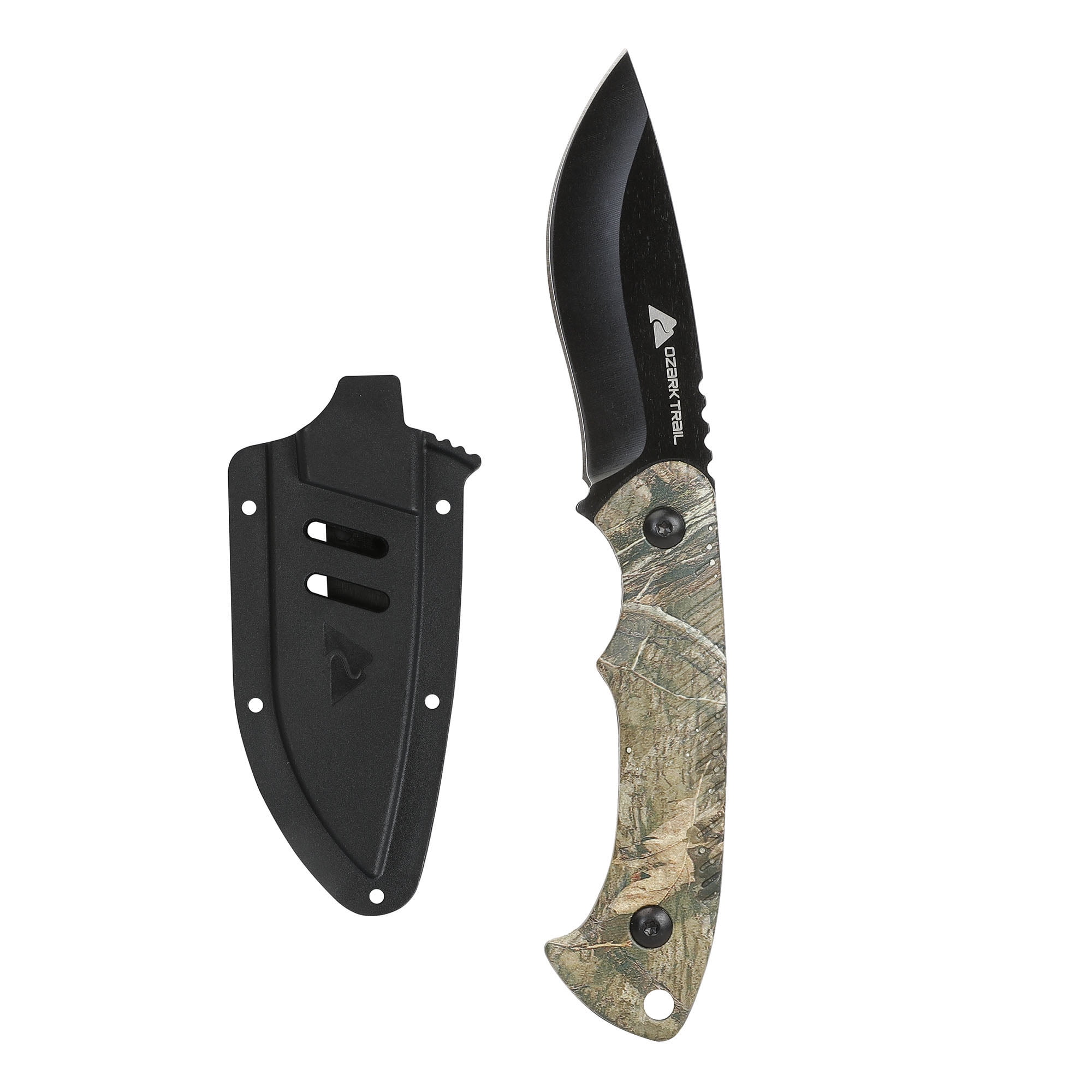Ozark Trail 7.5-inch Camouflage Fixed Stainless Steel Blade Knife with ...