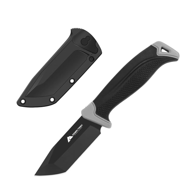 Ozark Trail 8.66 inch Fixed Blade Knife with Sheath 3.6 inch Stainless ...