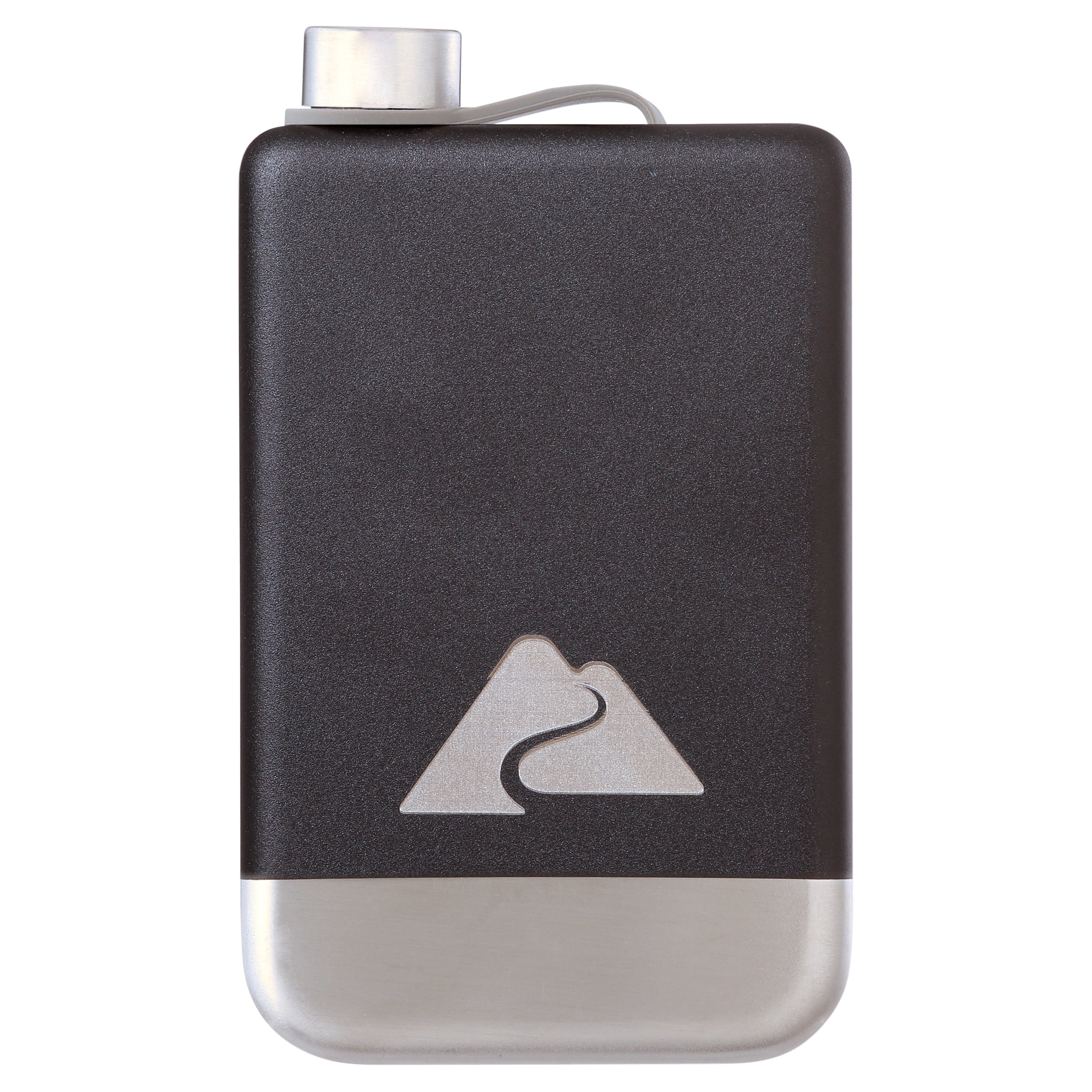 Ozark Trail 8 oz Stainless-Steel Flask - Black - Walmart.com