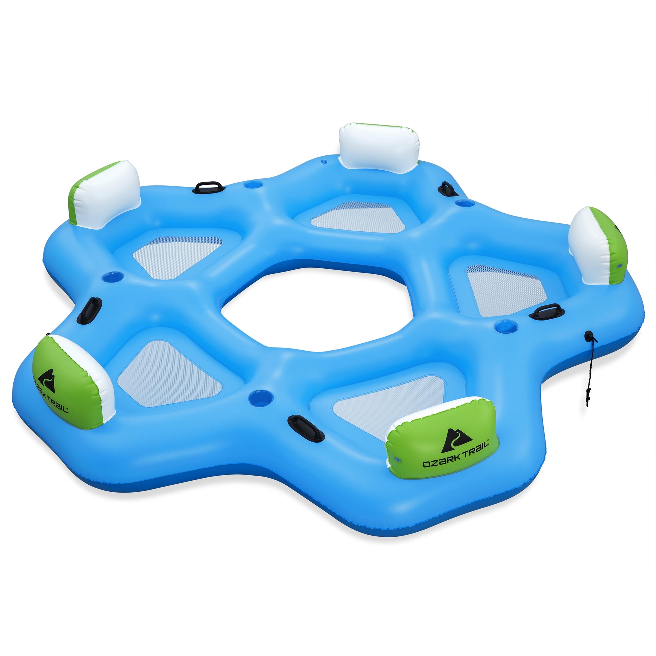 Free Shipping! Ozark Trail Inflatable Water Island for 5 People with 5 ...