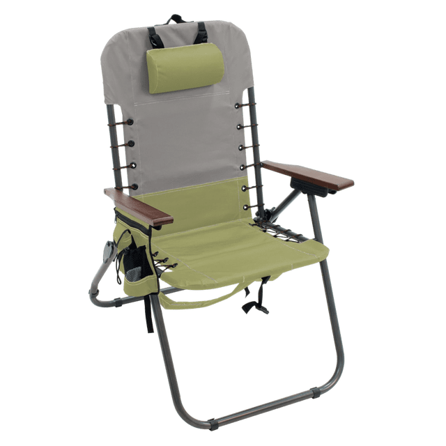 Ozark Trail Adult Bungee Backpack Chair - Moss Green - Walmart.com