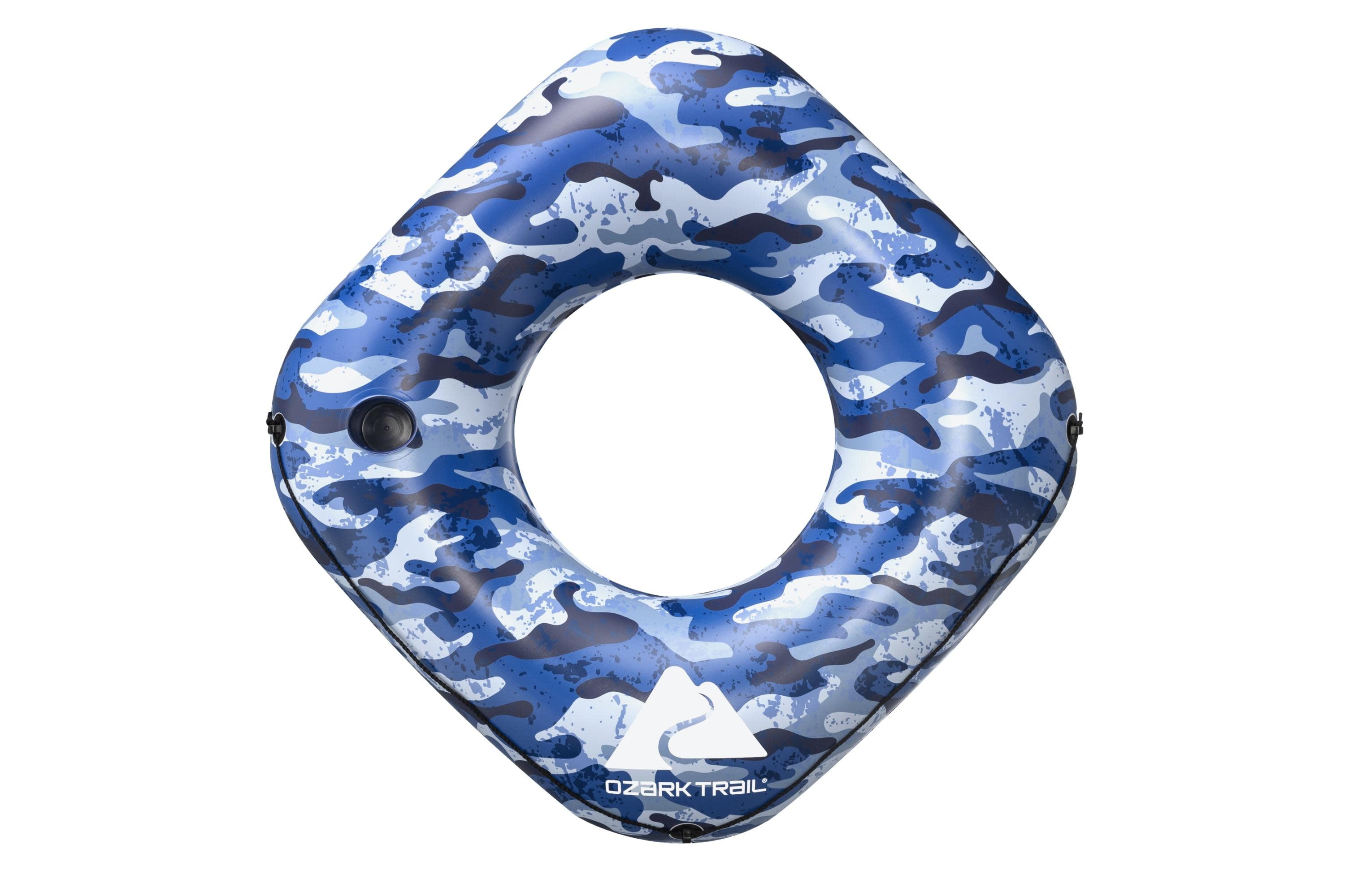 Ozark Trail Adult Unisex Blue Camo Diamond Drifter River Tube 53 ...