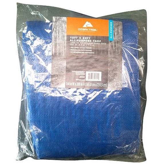 Ozark Trail Purpose Tarp - Weather Protection & Durable Grommets ...