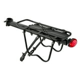 Ozark Trail Aluminum Adjustable Rear Bike Rack with Taillight for Most ...