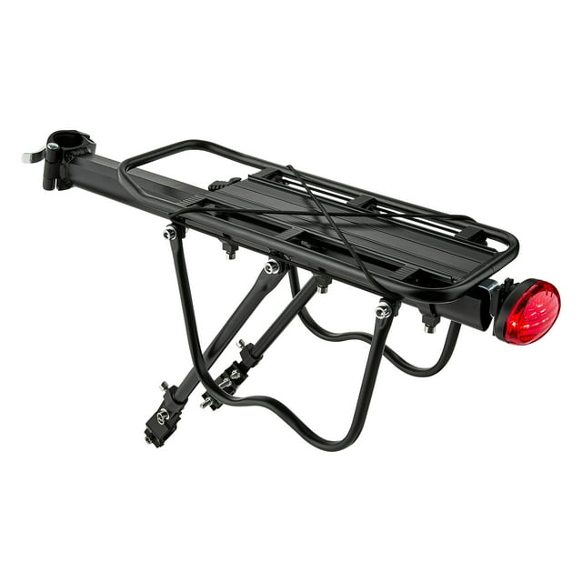 Ozark Trail Aluminum Adjustable Rear Bike Rack with Tailight - Walmart.com