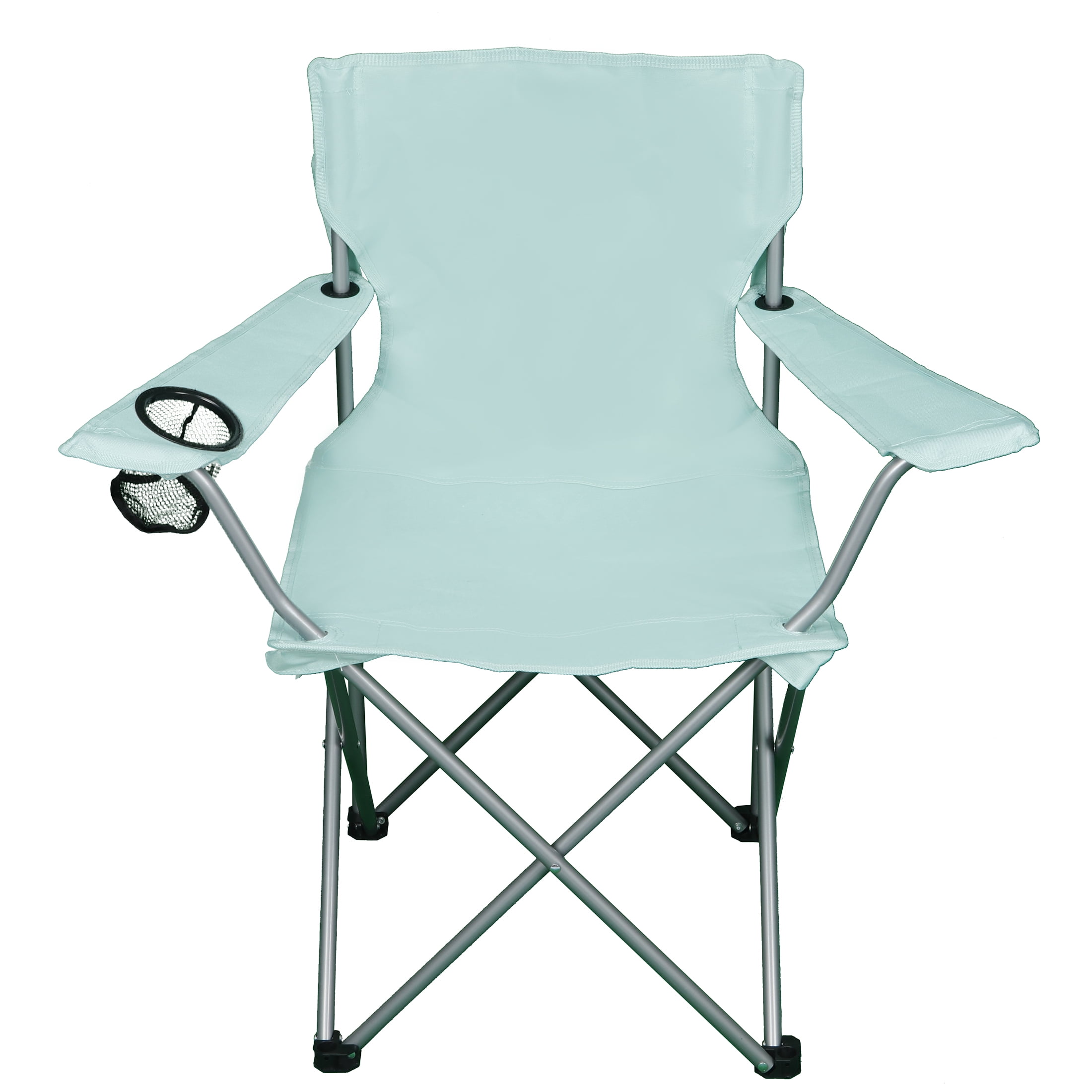 Ozark Trail Basic Quad Folding Outdoor Adult Camp Chair with Cup Holder ...