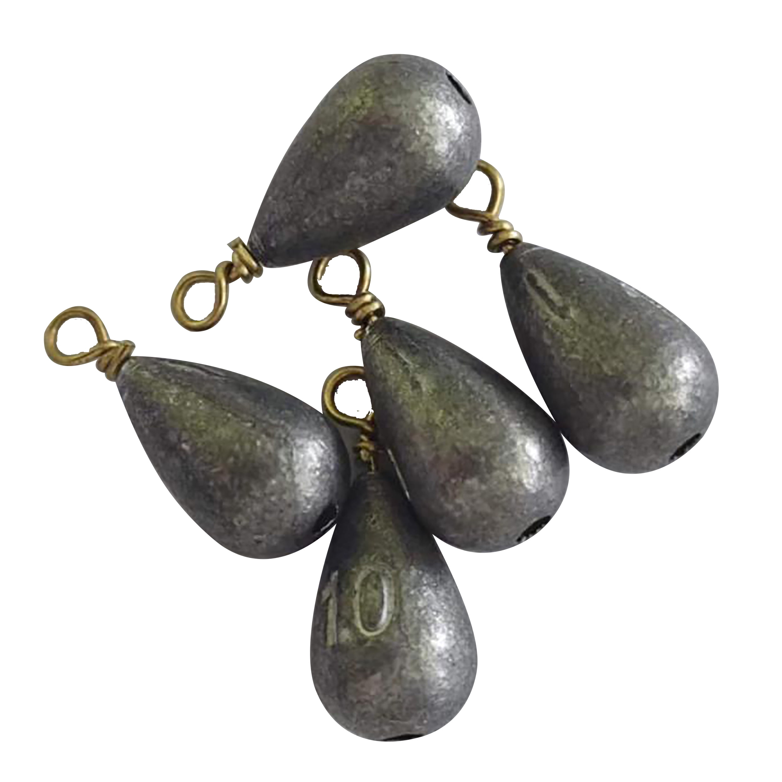 Ozark Trail Fishing Weights, 3/8oz Casting Sinker, 2.5x1.1cm, Durable and Rust-Resistant ...