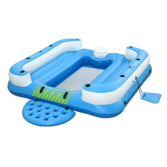Free Shipping! Ozark Trail Inflatable Island Big 6-Person Water Float ...