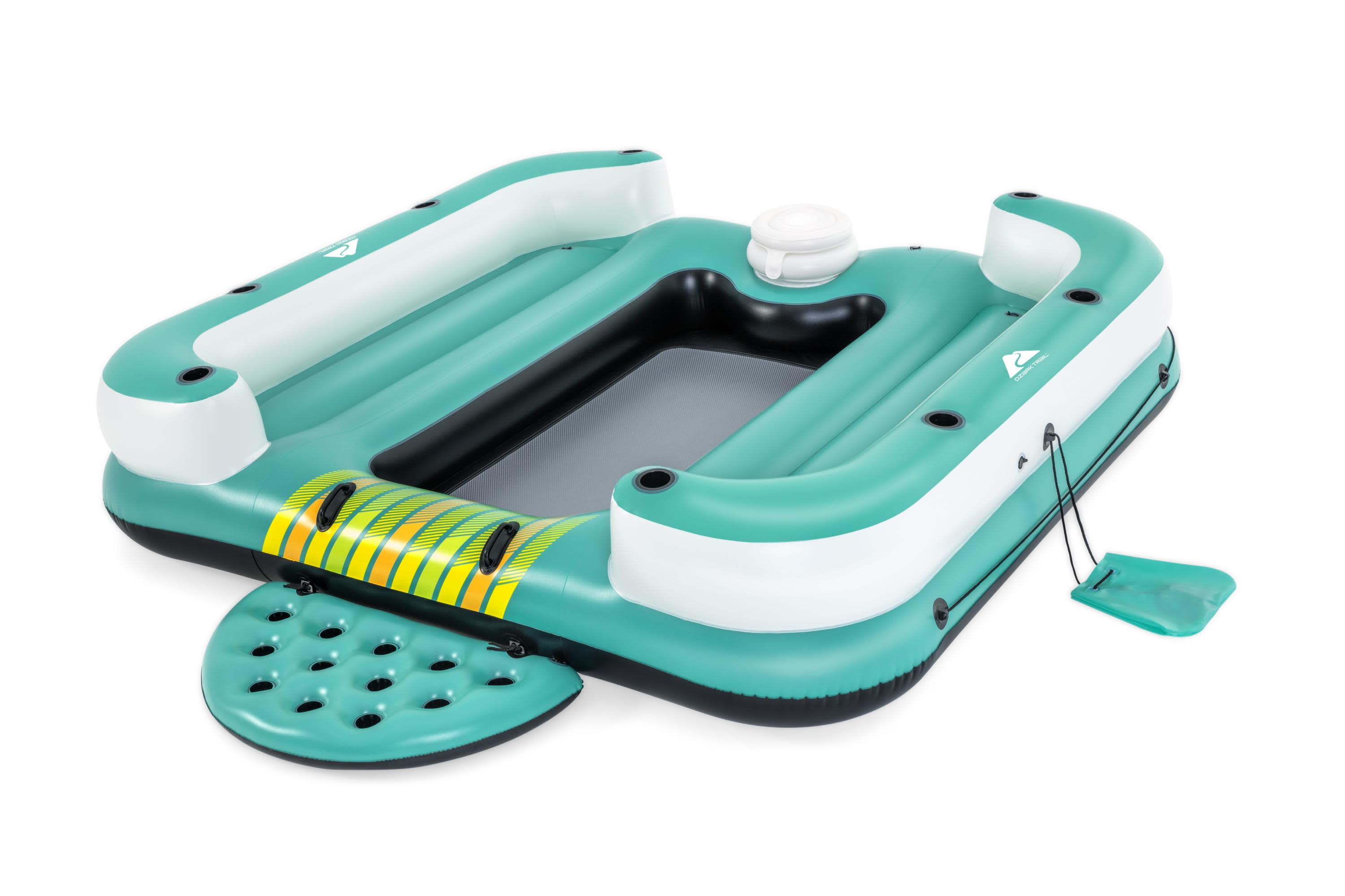 Bestway Hydro-Force Tropical Breeze 6-Person Inflatable Party Island ...