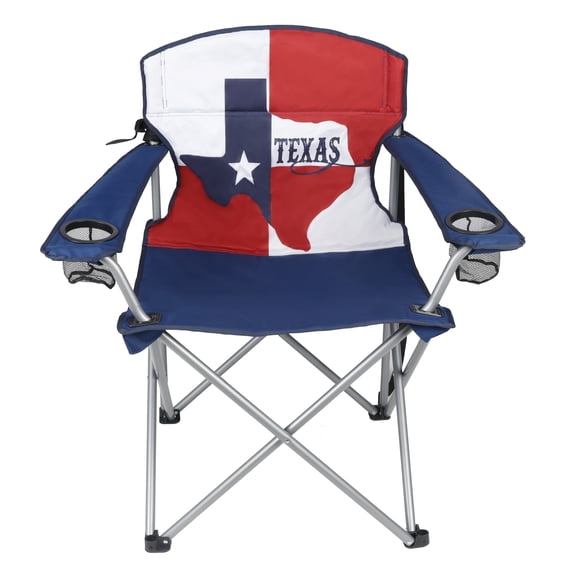 Ozark Trail Big & Tall Chair Texas Pattern Wide Seat Folding Support ...