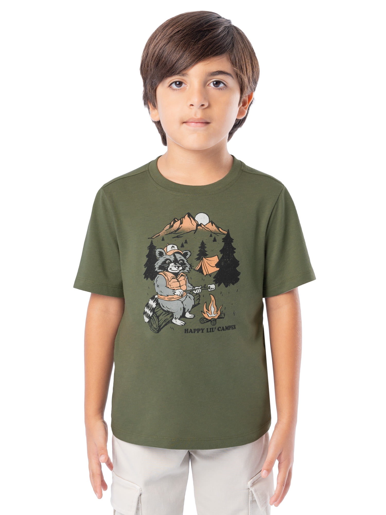 Ozark Trail Boy's Graphic Short Sleeve T-Shirt, Sizes 4-18 & Husky ...