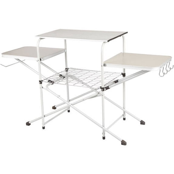 Ozark Trail Camp Kitchen Cooking Stand with Three Table Tops, Indoor ...