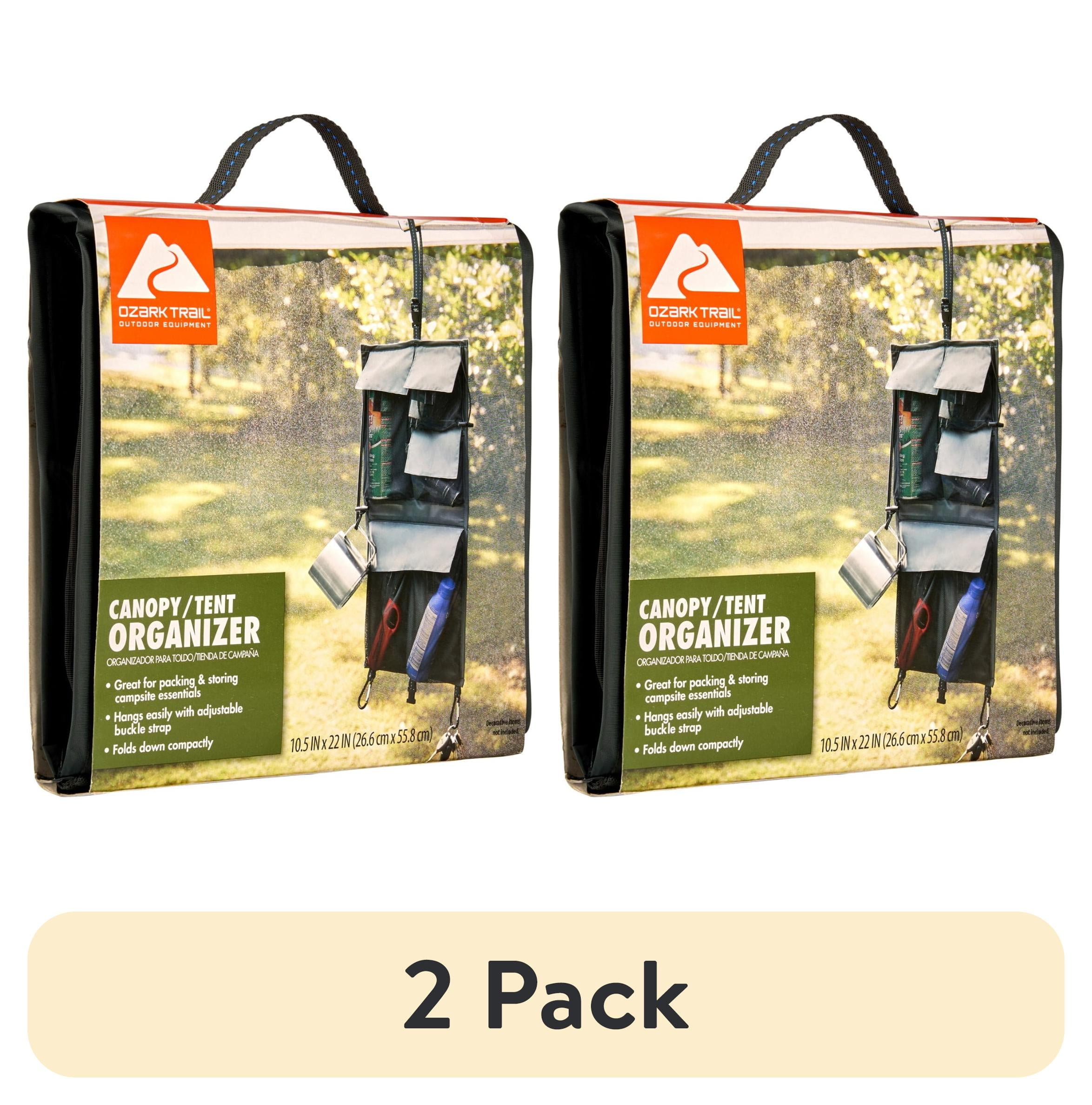 (2 pack) Ozark Trail Canopy / Tent Organizer - Carry weight .68lbs. - Walmart.com