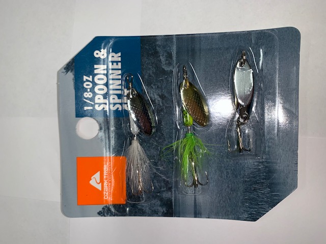 Ozark Trail Casting Spoon & Spinner Combo Kit, 1/8 Oz., 3 Pack ...