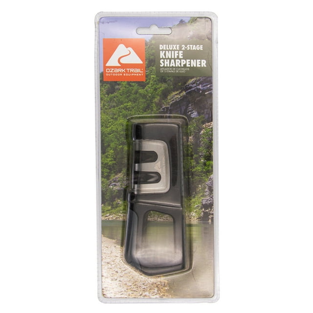 Ozark Trail Deluxe Portable Knife Sharpener with Tungsten Carbide ...