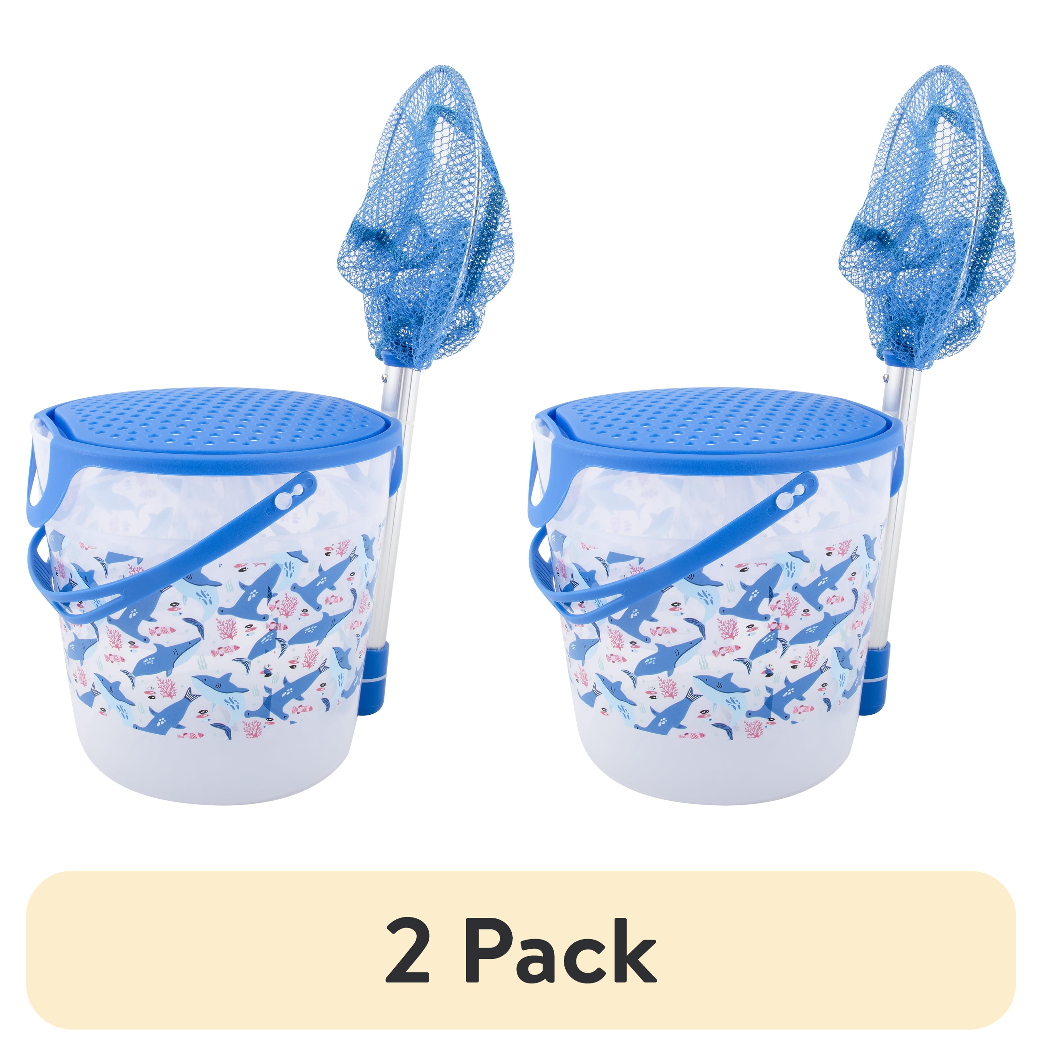 (2 pack) Ozark Trail Fish And Friends Discover Net and Bucket Kit Blue ...