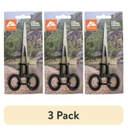 Cuda Micro Scissors, 3", Titanium Bonded Serrated Blades, Blue, Fishing ...