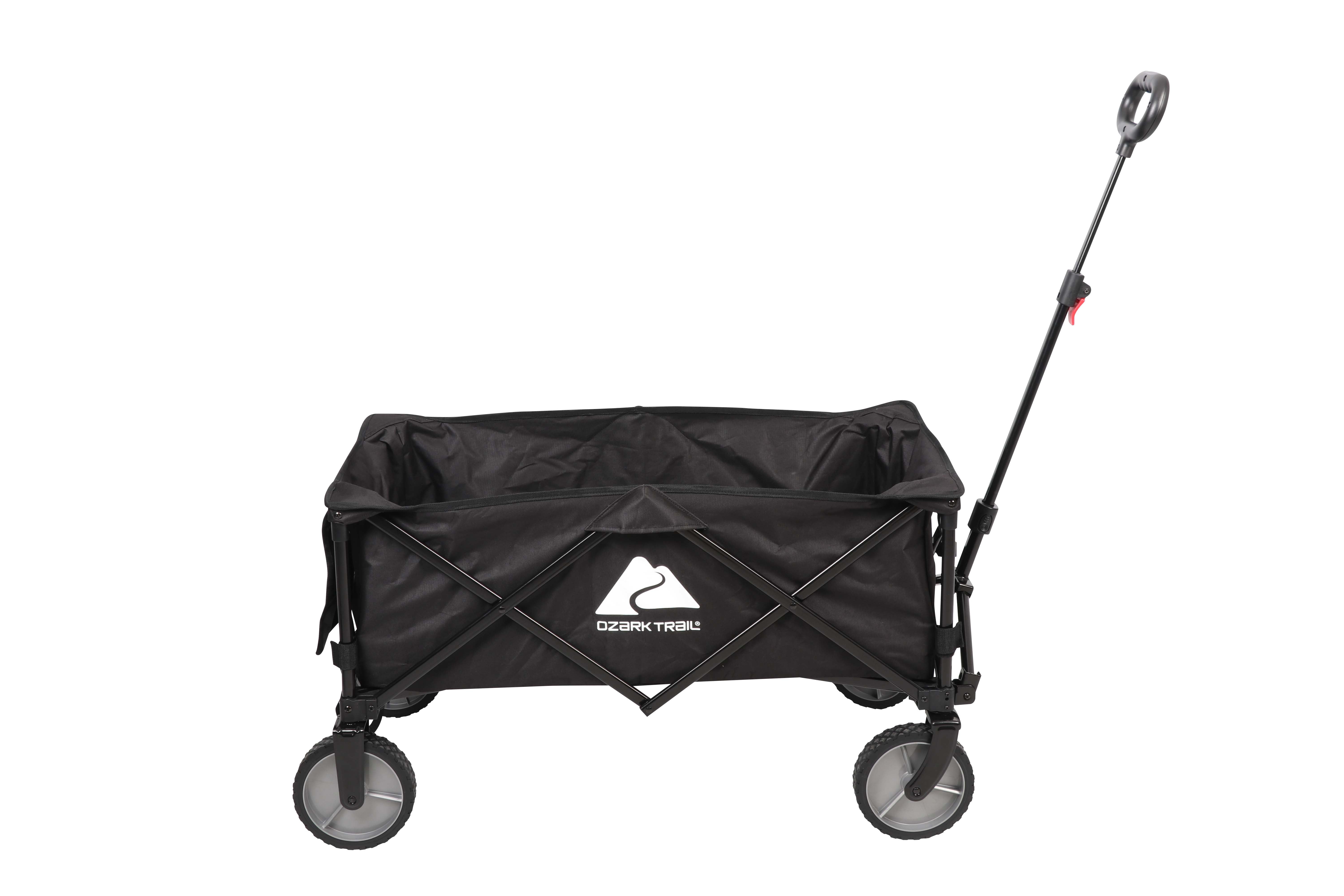 Ozark Trail Collapsible Multipurpose Camp Wagon Cart with Foldable Pull ...