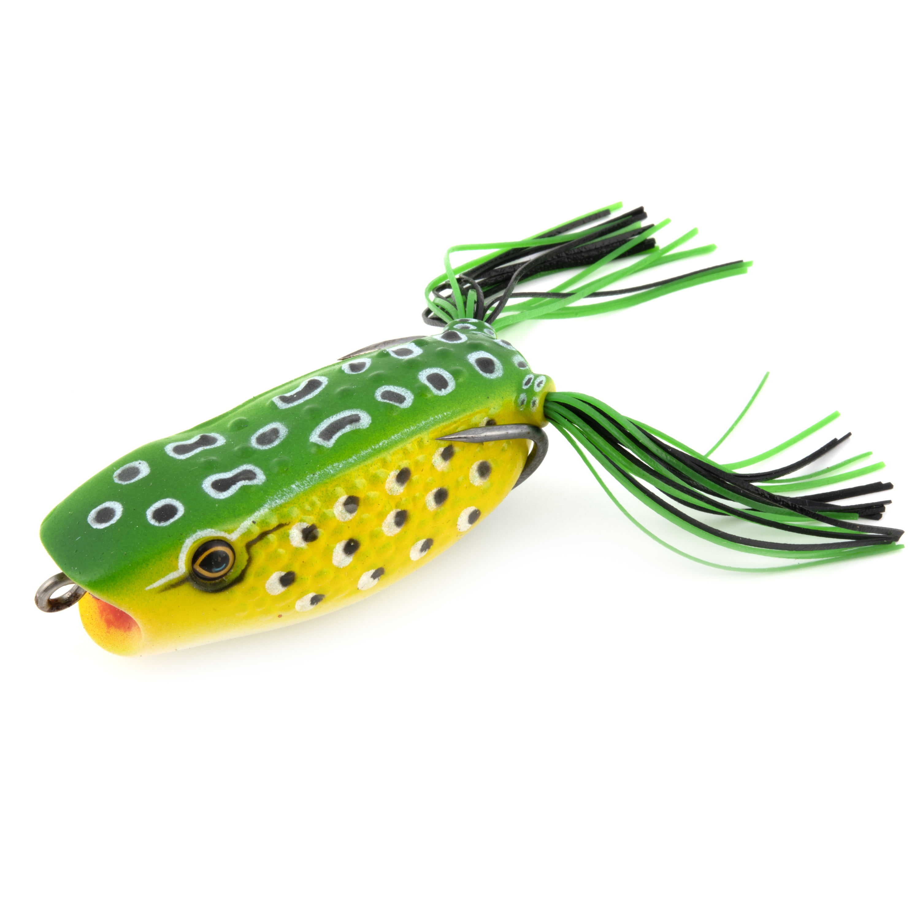 Ozark Trail Frog Popper Lure, 2.5 inch Weedless Topwater Frog for Bass ...