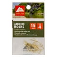 Ozark Trail Gold Aberdeen Light Wire Fishing Hooks Size 4 15 Pack for ...