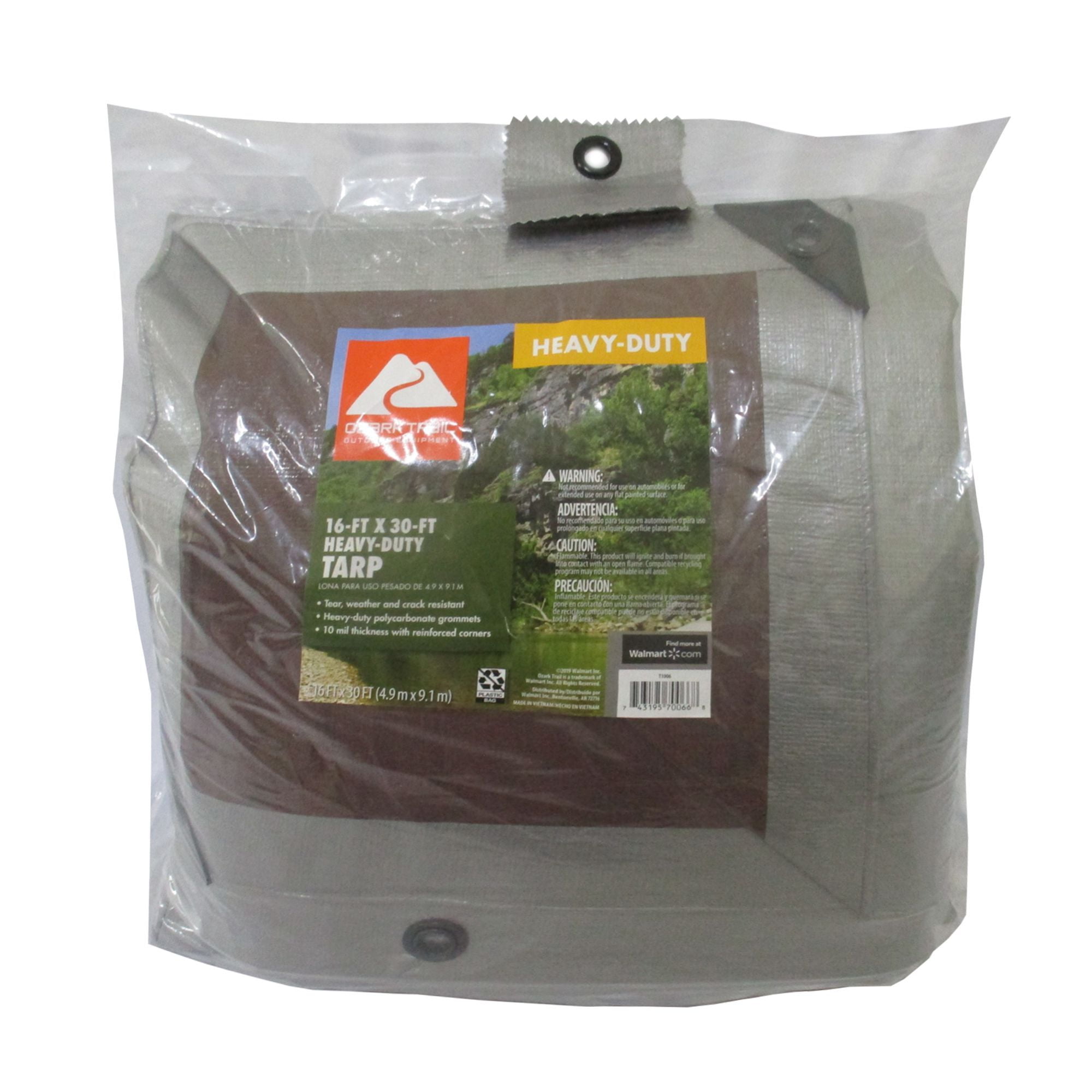 Ozark Trail Heavy-Duty Tarp, 16x30 - Walmart Business Supplies