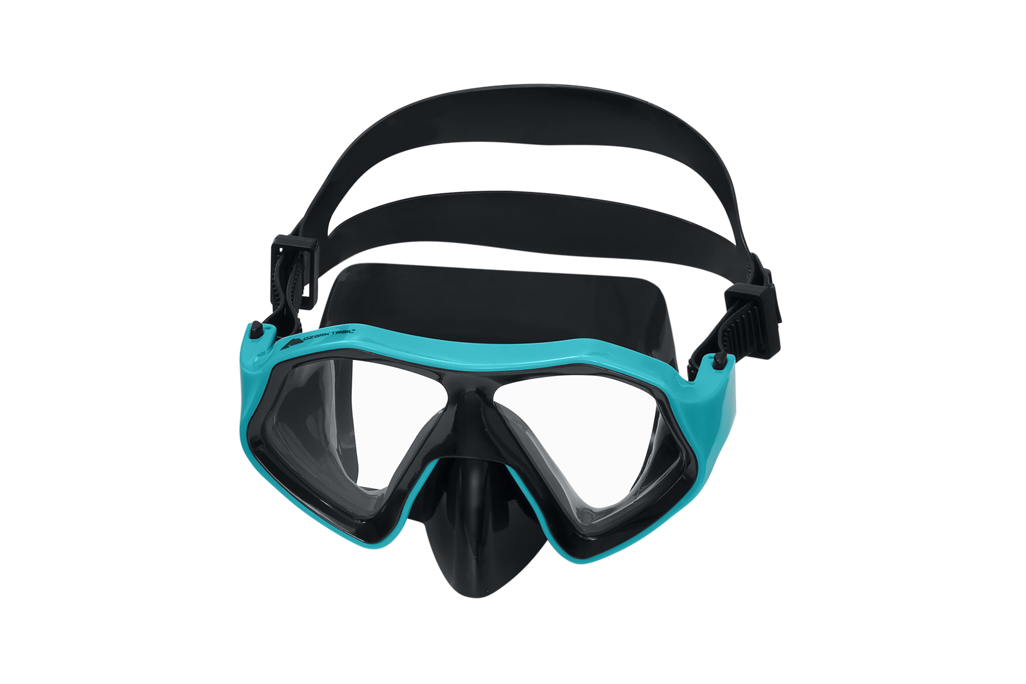 Ozark Trail Jr. Dominator Pro Youth 7+ Dry Snorkel Mask, Teal - Walmart ...