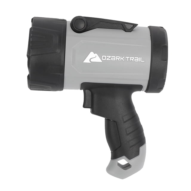 Ozark Trail LED 1000 Lumens Spotlight with Rubber Bumpers, AA Battery ...