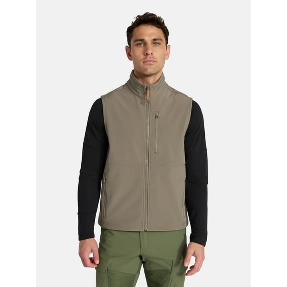 Ozark Trail Men's & Big Men's Softshell Vest, Sizes S-3XL - Walmart.com