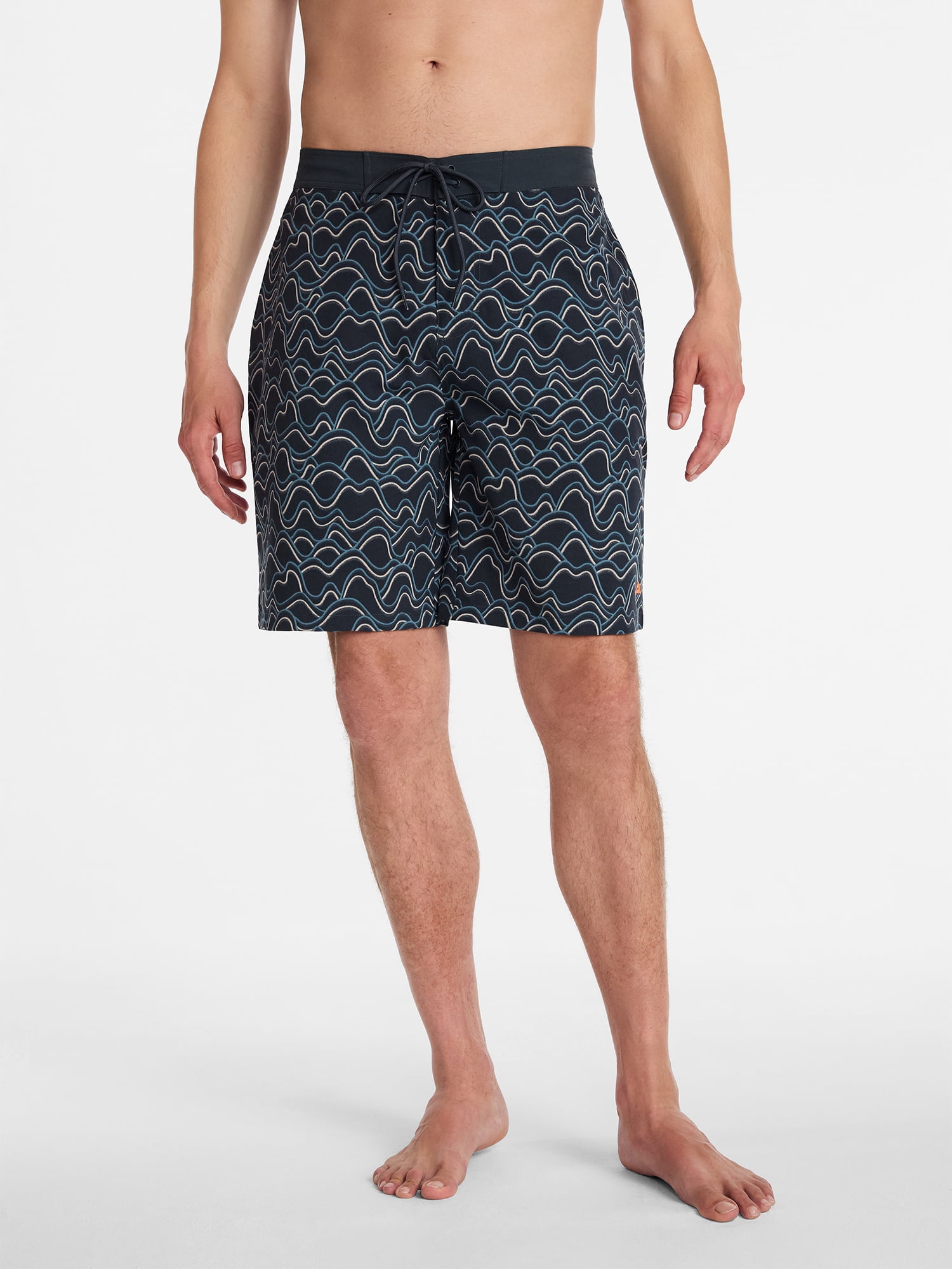 Ozark Trail Men's and Big Men's Swim Trunks, 9" Inseam, Sizes S-3XL ...