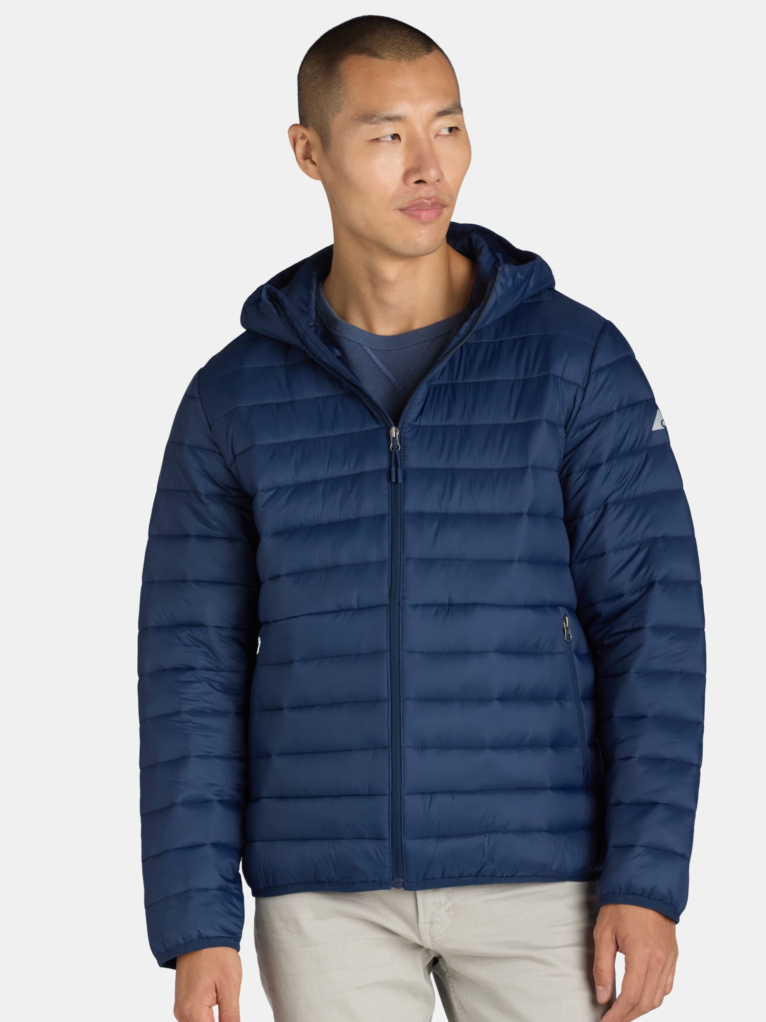 Ozark Trail Men's & Big Men’s Hooded Puffer Jacket, Sizes S-3XL ...