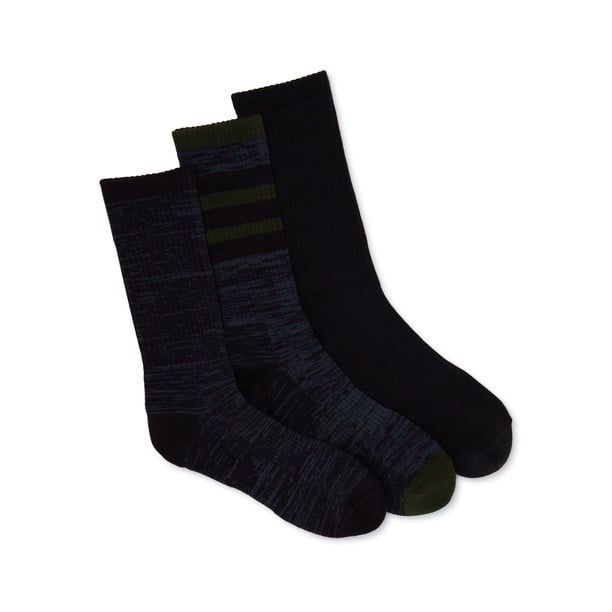 Ozark Trail Men's Merino Wool Blend Socks, 3-Pack - Walmart Business ...
