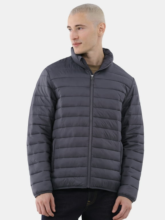 Ozark Trail Men's & Big Men’s Hooded Puffer Jacket, Sizes S-3XL ...
