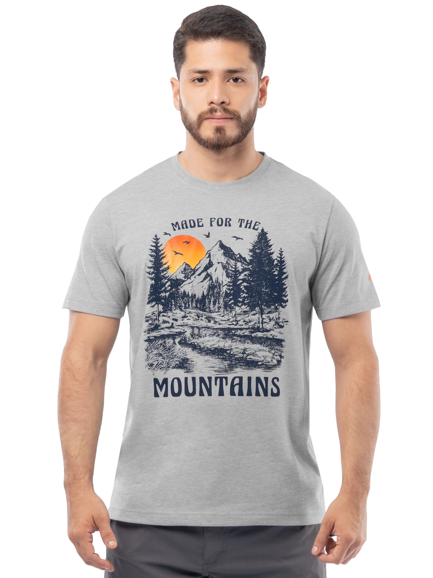 Ozark Trail Men's Active Graphic Tee with Short Sleeves, Sizes S-3XL ...