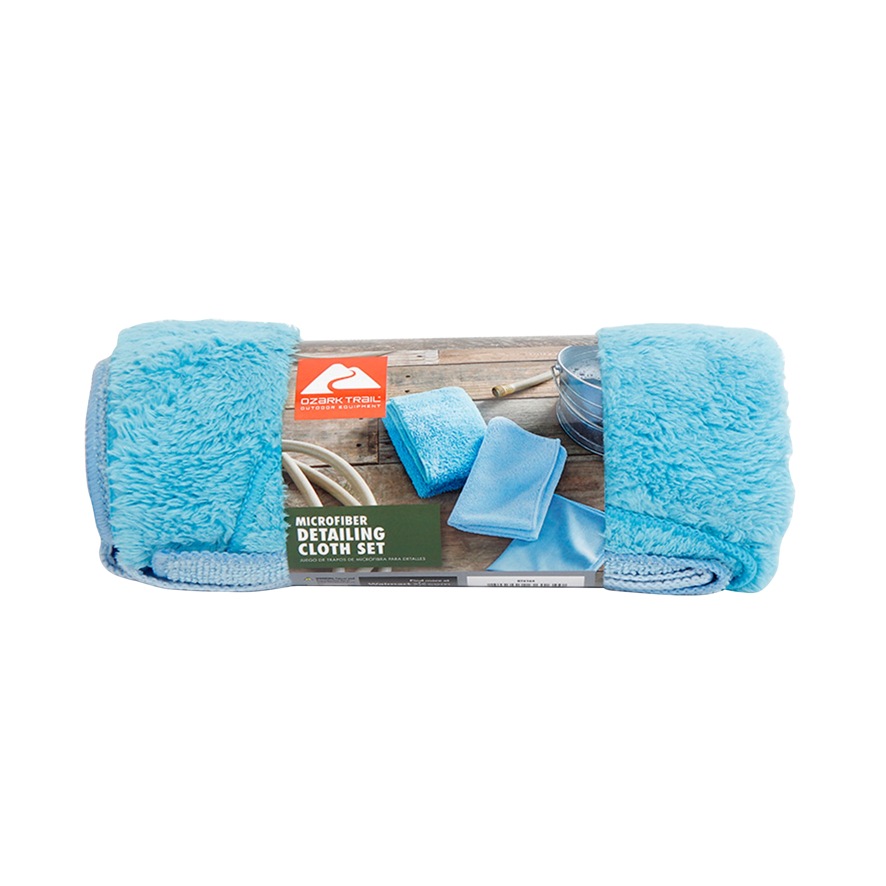 Ozark Trail Multi-purpose Microfiber Cleaning Cloths, 3-Pack Detailing ...