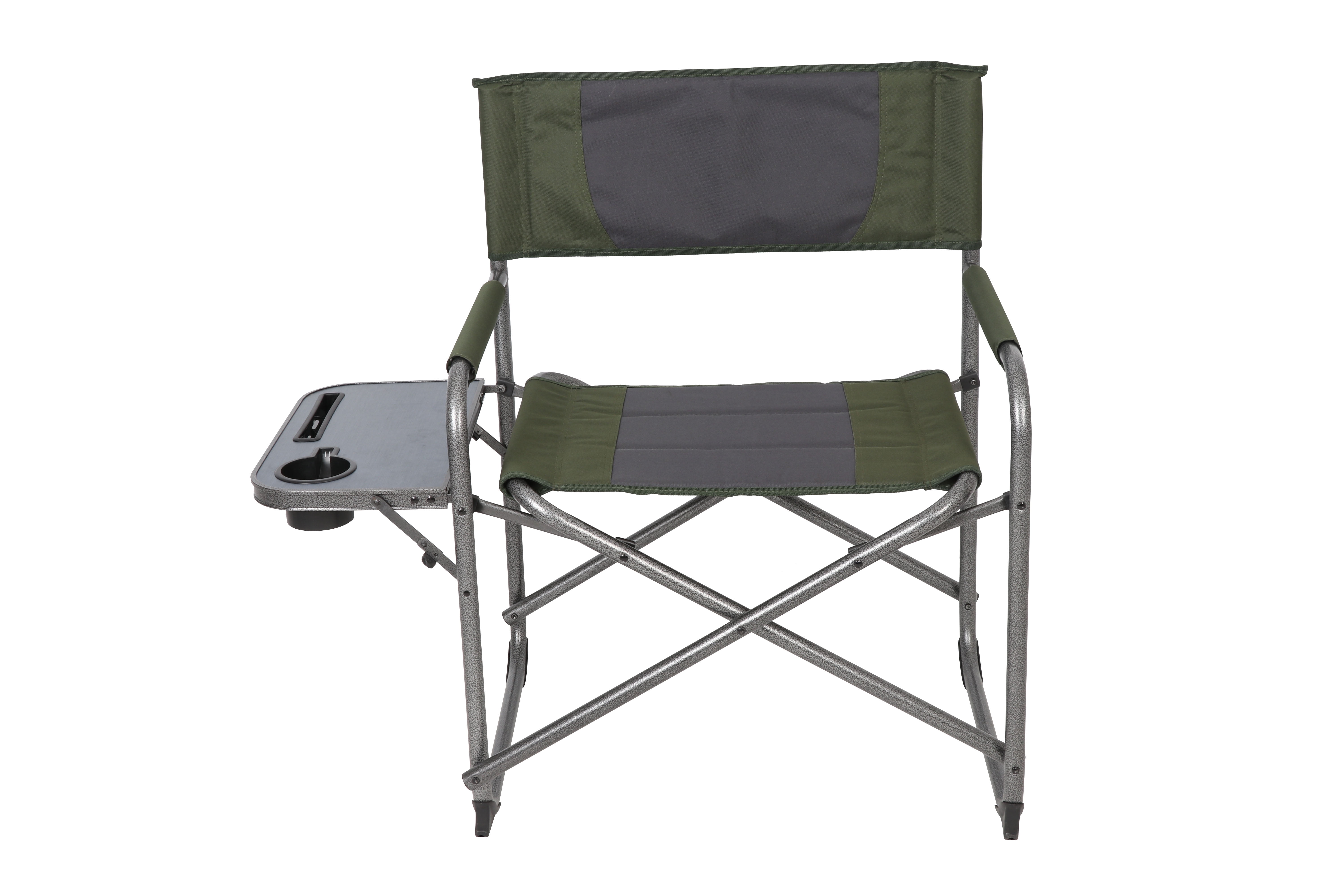 Ozark Trail Oversized Folding Director Chair with Side Table, Durable ...