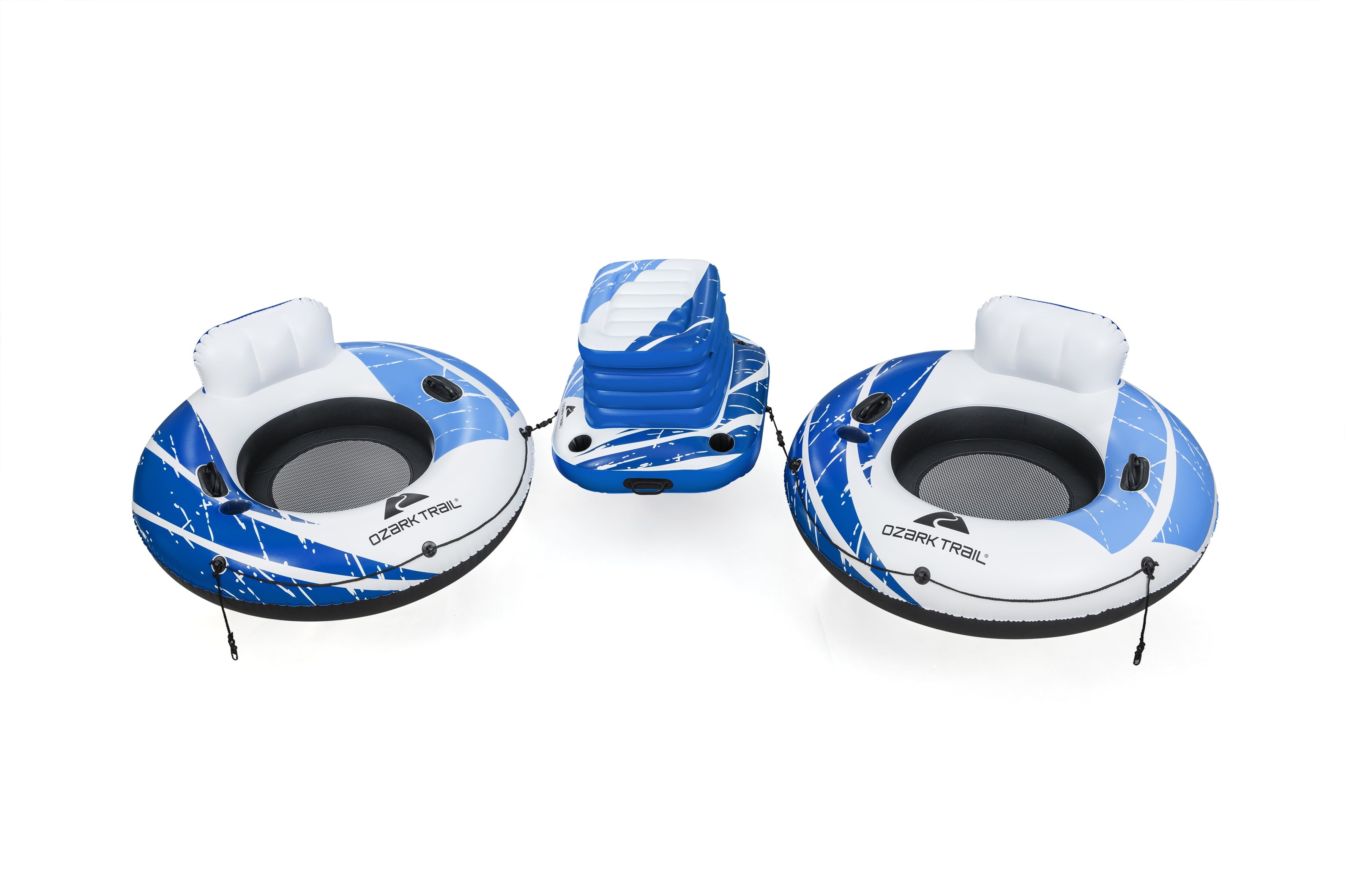 Ozark Trail Rapid Rider River Tube 2-Pack and Inflatable Cooler Combo ...