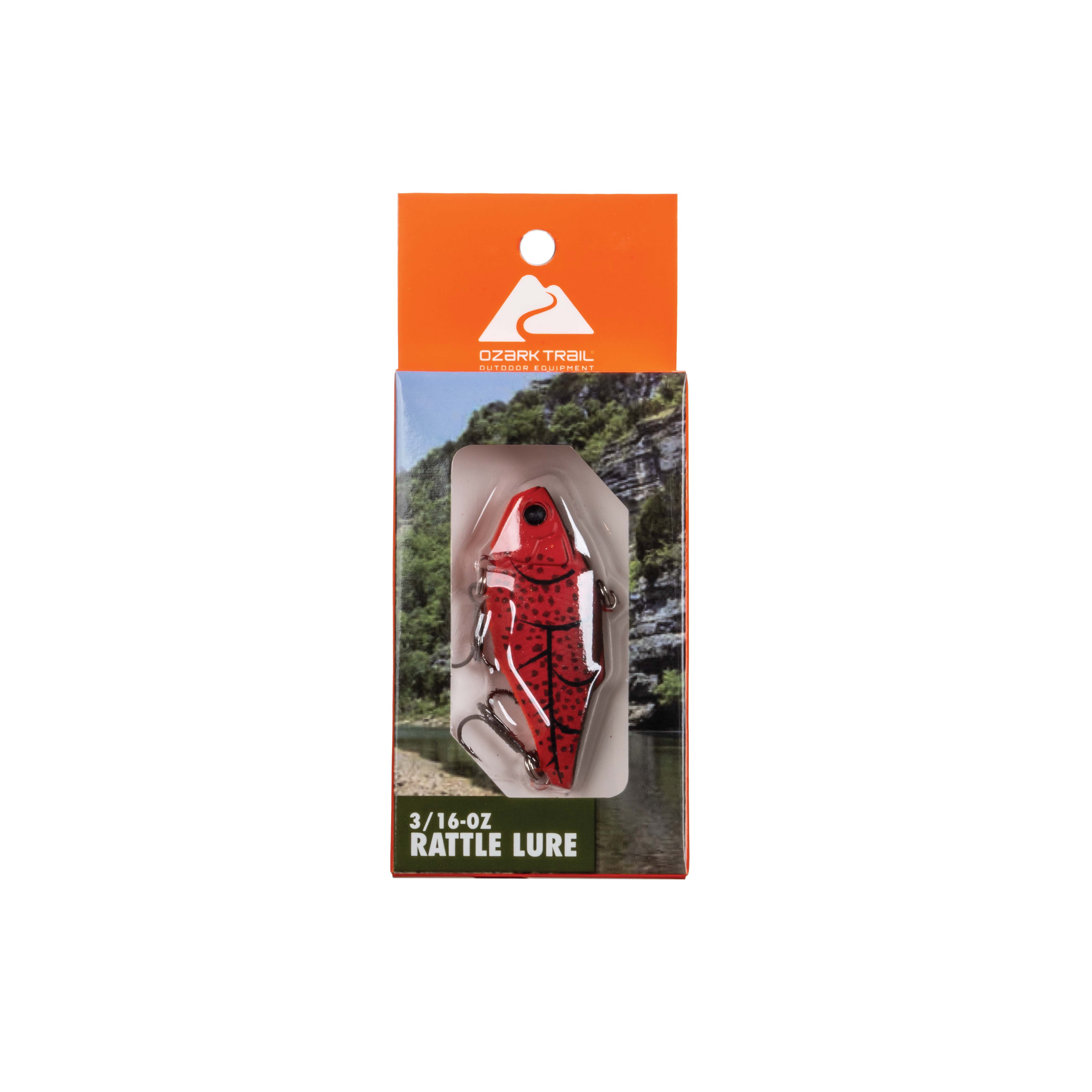 Ozark Trail 3/16 oz Rattle Fishing Lure - Crawfish Boil, Durable Hooks ...