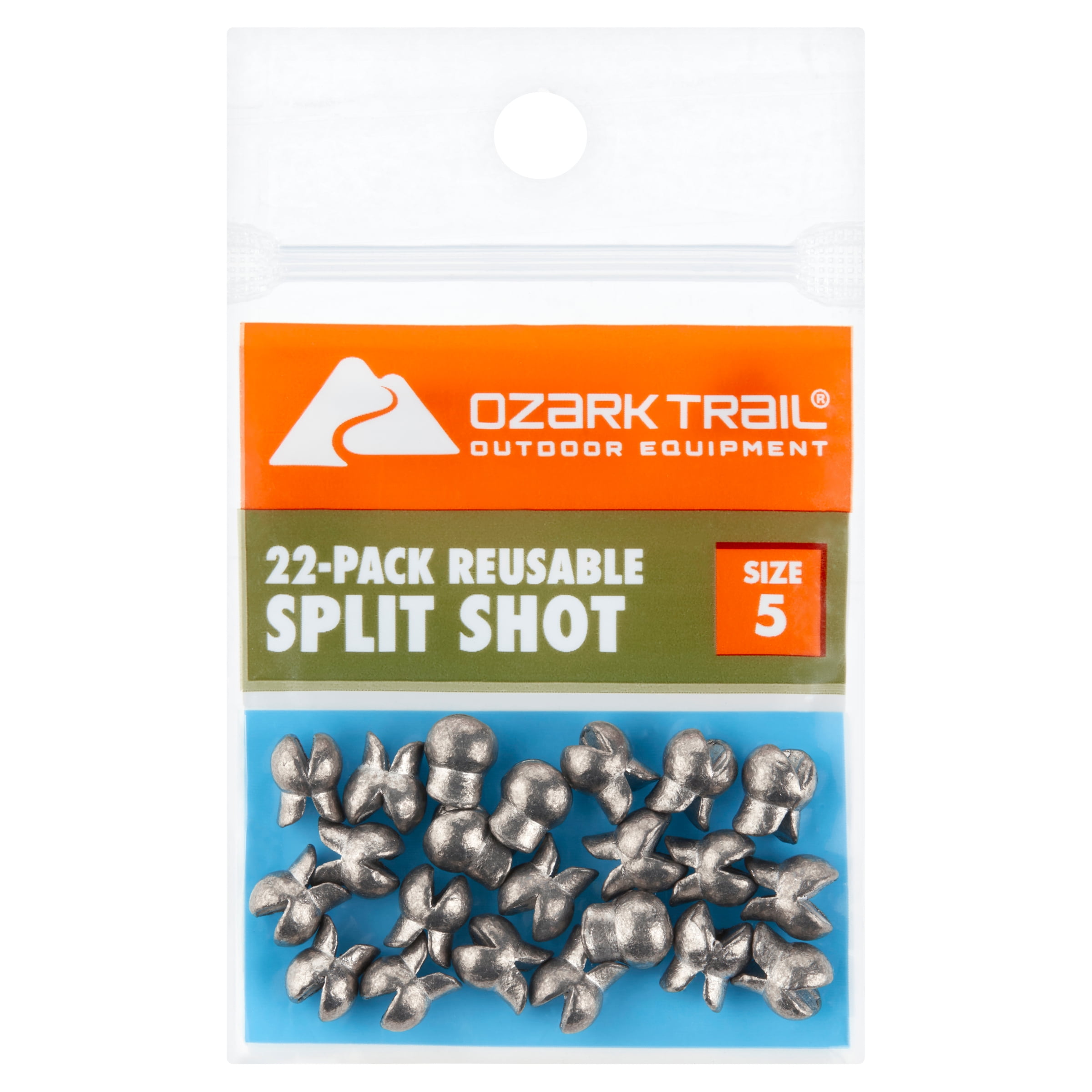 Ozark Trail Reusable WORM Slip Sinker #5 0.9x0.75cm 2.3g Pack for ...