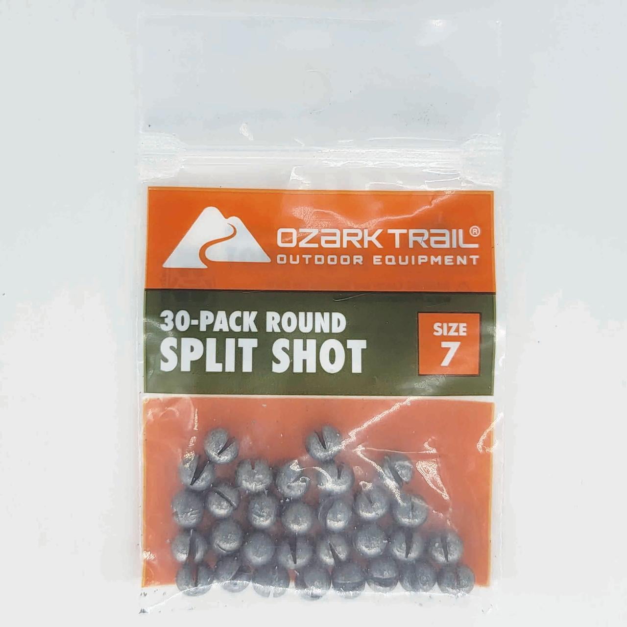 Brandclub - Ozark Trail Round Split Shot Size 7, Fishing Lead Weight ...