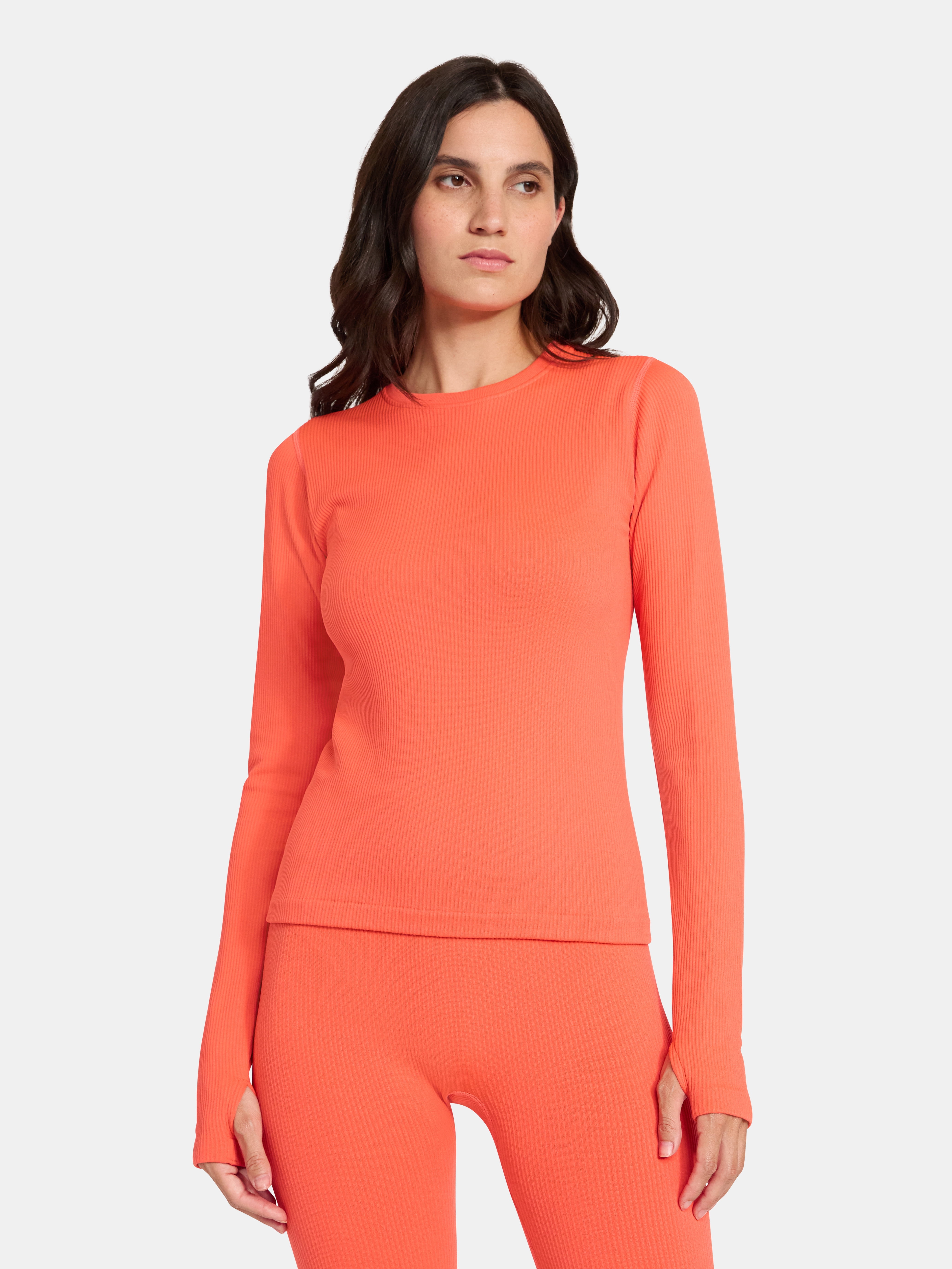 Ozark Trail Women’s Thermal Long Sleeve Seamless Fleece Top, Sizes XS ...