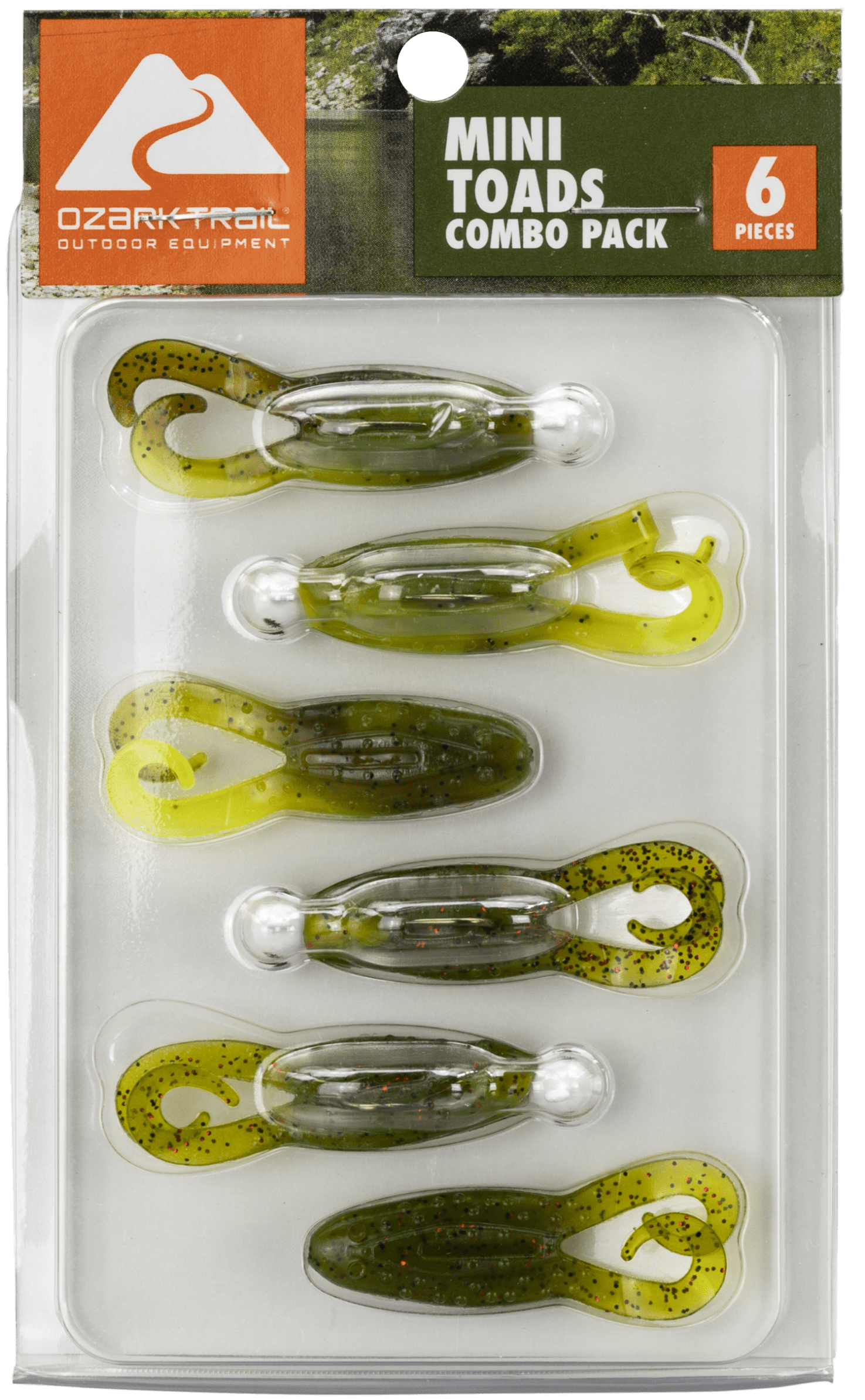 Ozark Trail Tiny Toads Combo Pack Panfish Lure for Crappie Trout ...