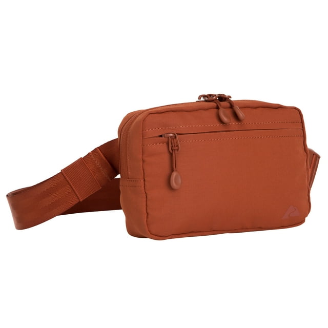 Ozark Trail Waistpack, Rust Fanny Pack, Polyester, Zipper, Adult, on ...