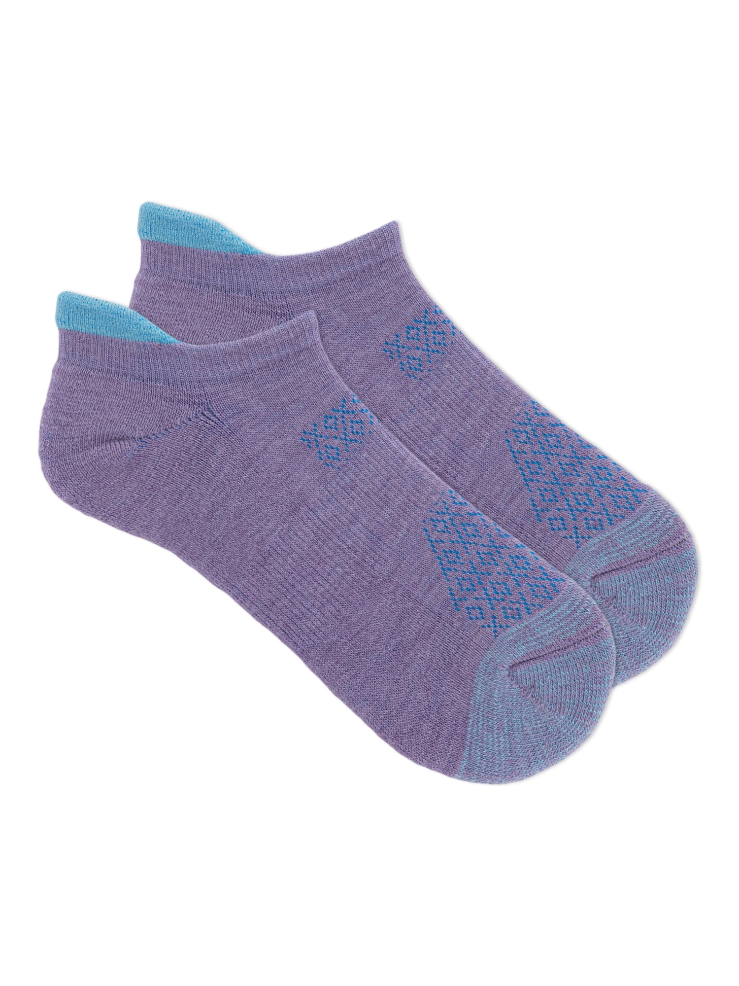 Ozark Trail Women's Merino Wool Blend No Show Tab Hiking Socks, 1 Pack ...