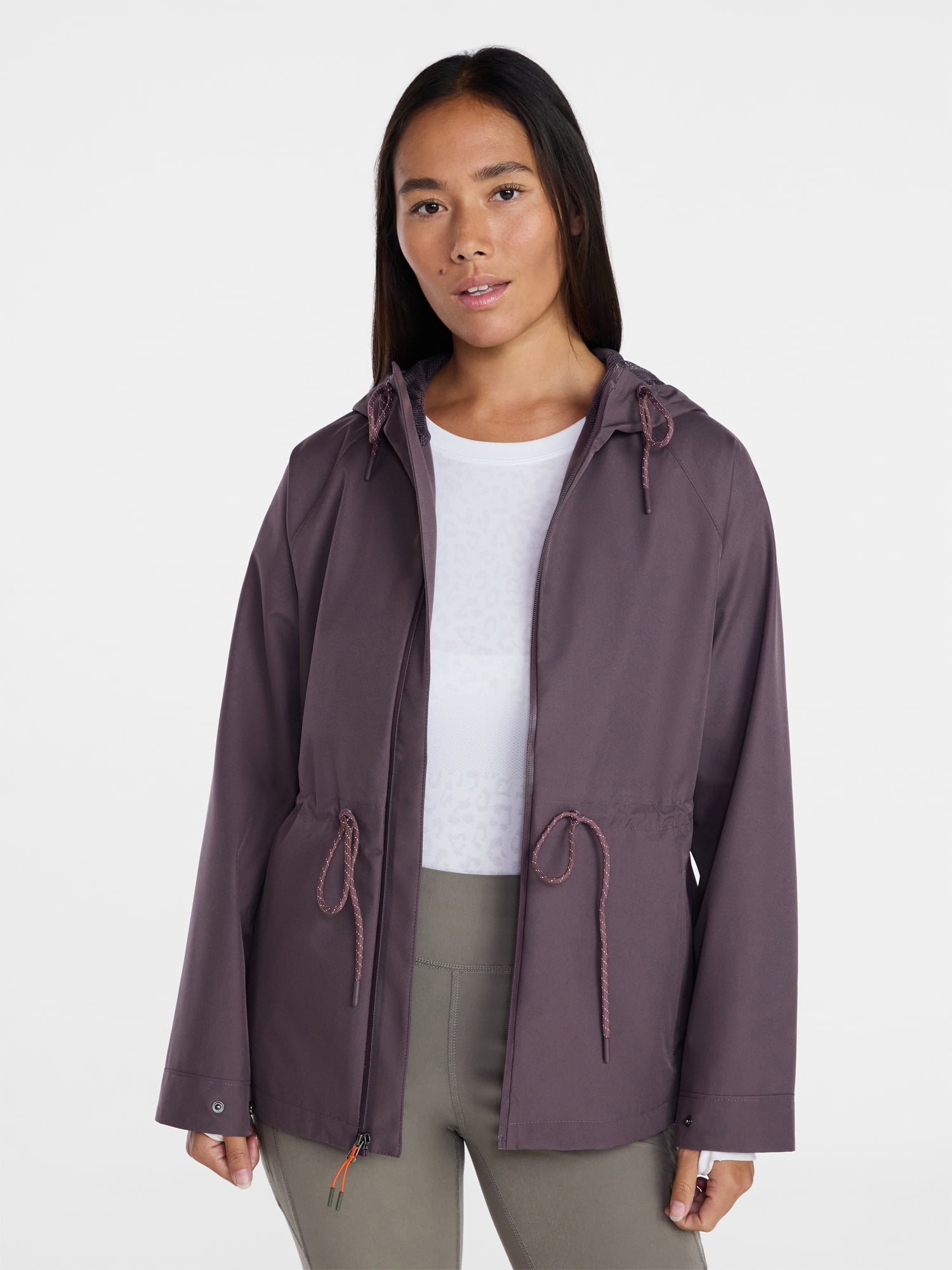 Ozark Trail Women's and Women's Plus Rain Jacket, Sizes XS-2X - Walmart.com