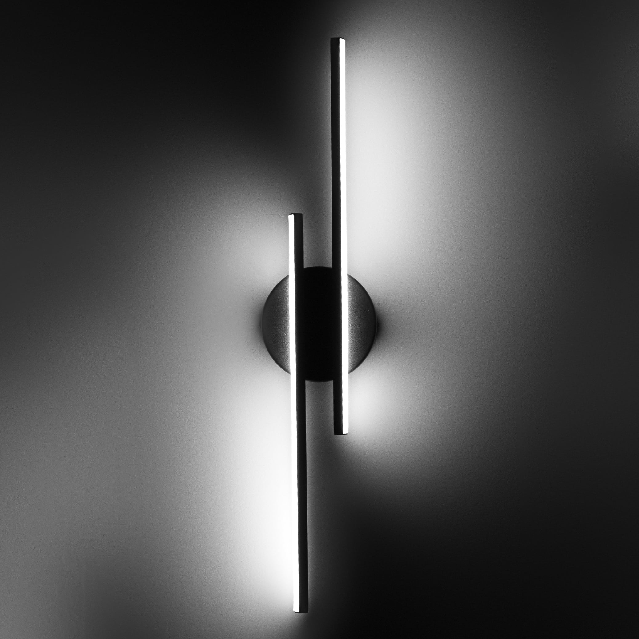 Ozarke Aero LED Wall Lamp, Warm White 4000K, Black - 23 Inches ...